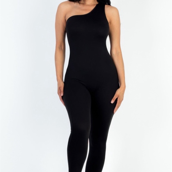 Shannel’s Closet | Pants & Jumpsuits | Solid Color One Shoulder ...